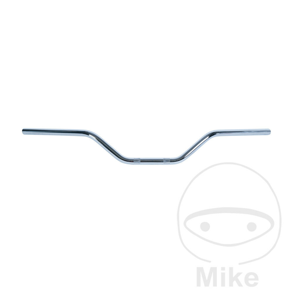 Guidon Fehling acier chromé 25,4 mm avec encoche pour câble Chopper m ...